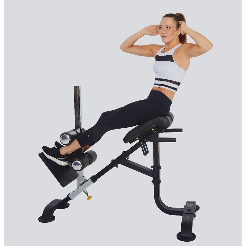 PowerTec Dual Hyperextension Crunch – commercial.fitnessexchange